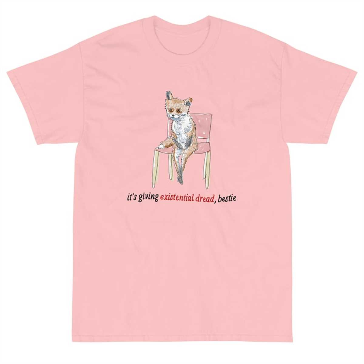 Existential Dread meme Short Sleeve T-Shirt | Inspire Uplift