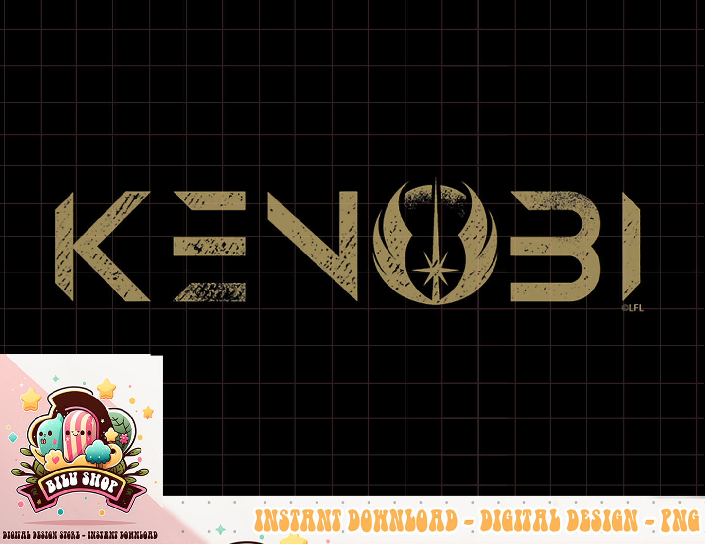 Star Wars Obi-Wan Kenobi Series Logo png - Inspire Uplift