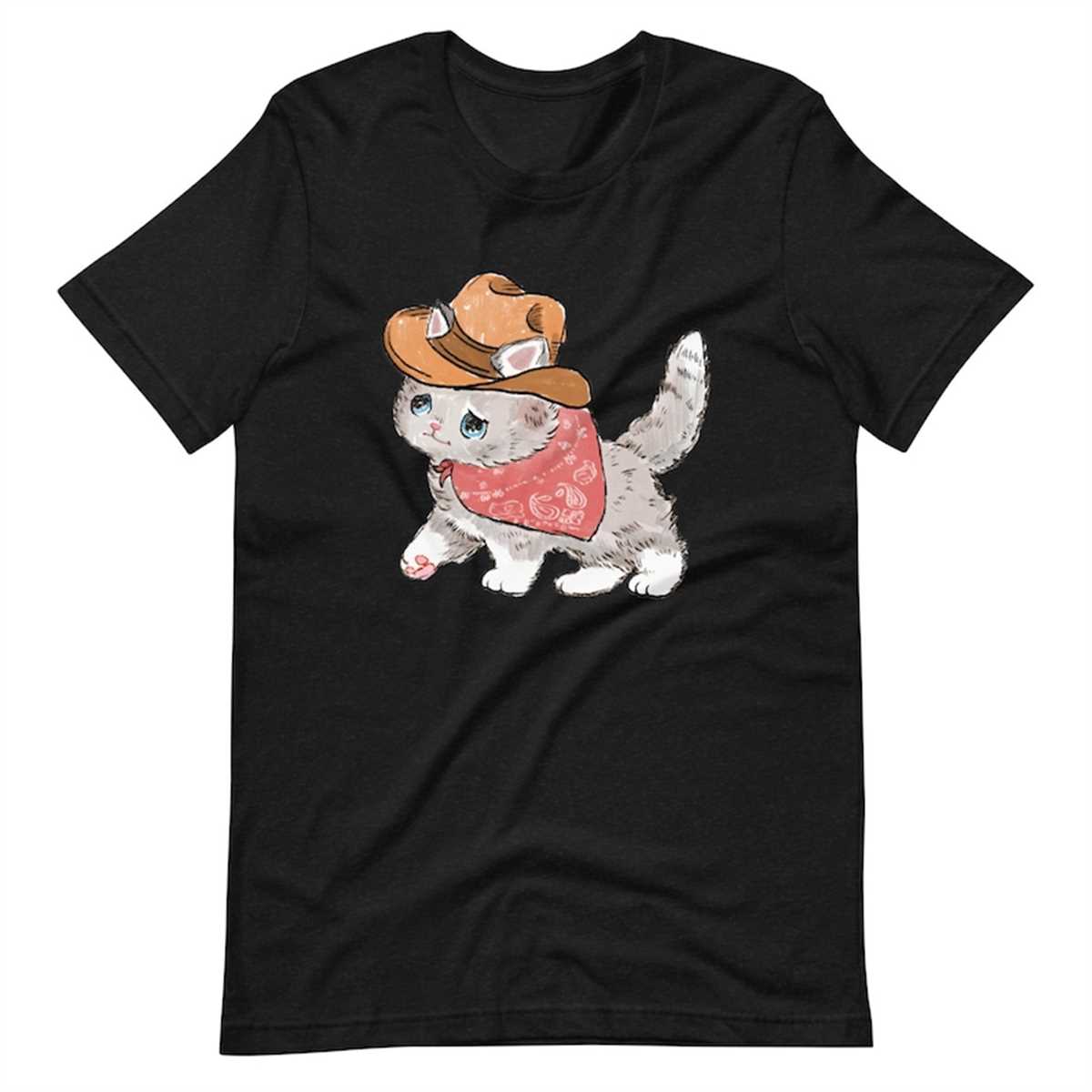 Cowboy Kitty Unisex t-shirt | Inspire Uplift