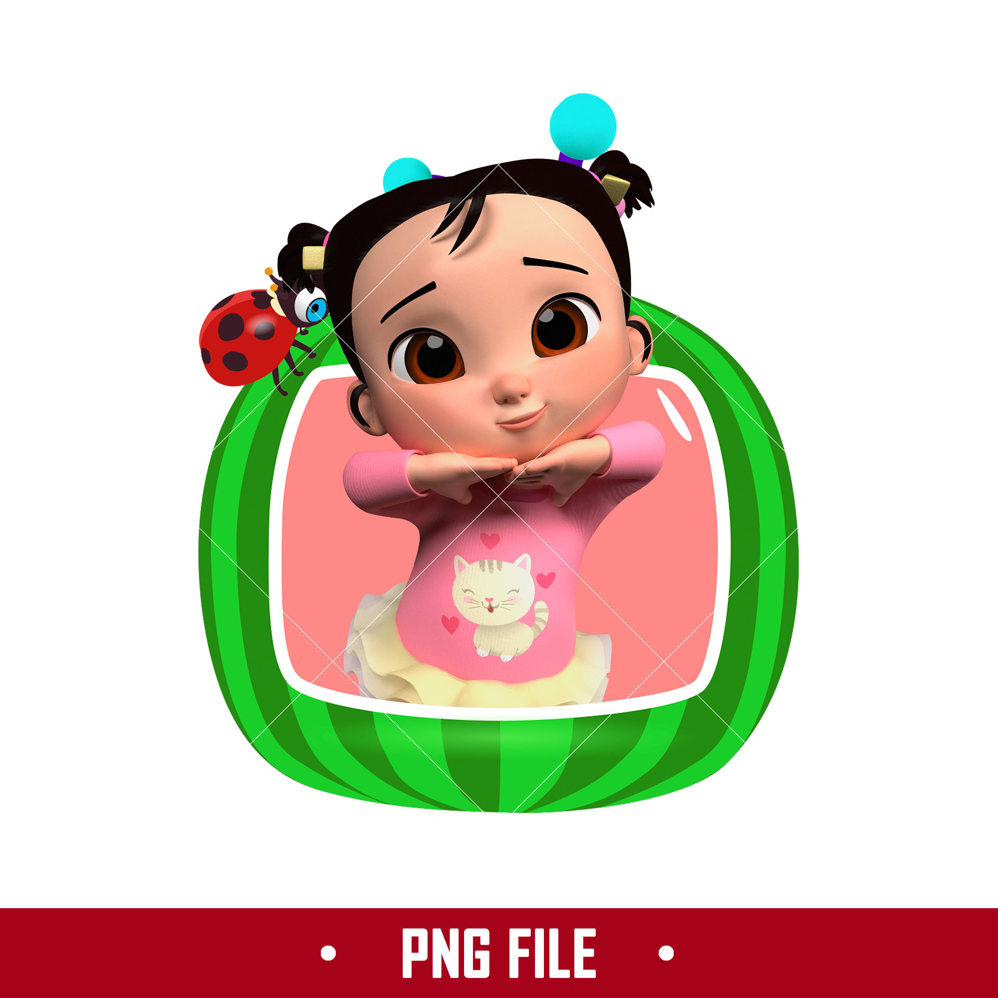 Baby Cece Cocomelon Png, Cocomelon Kid Png, Cocomelon Png Di - Inspire ...