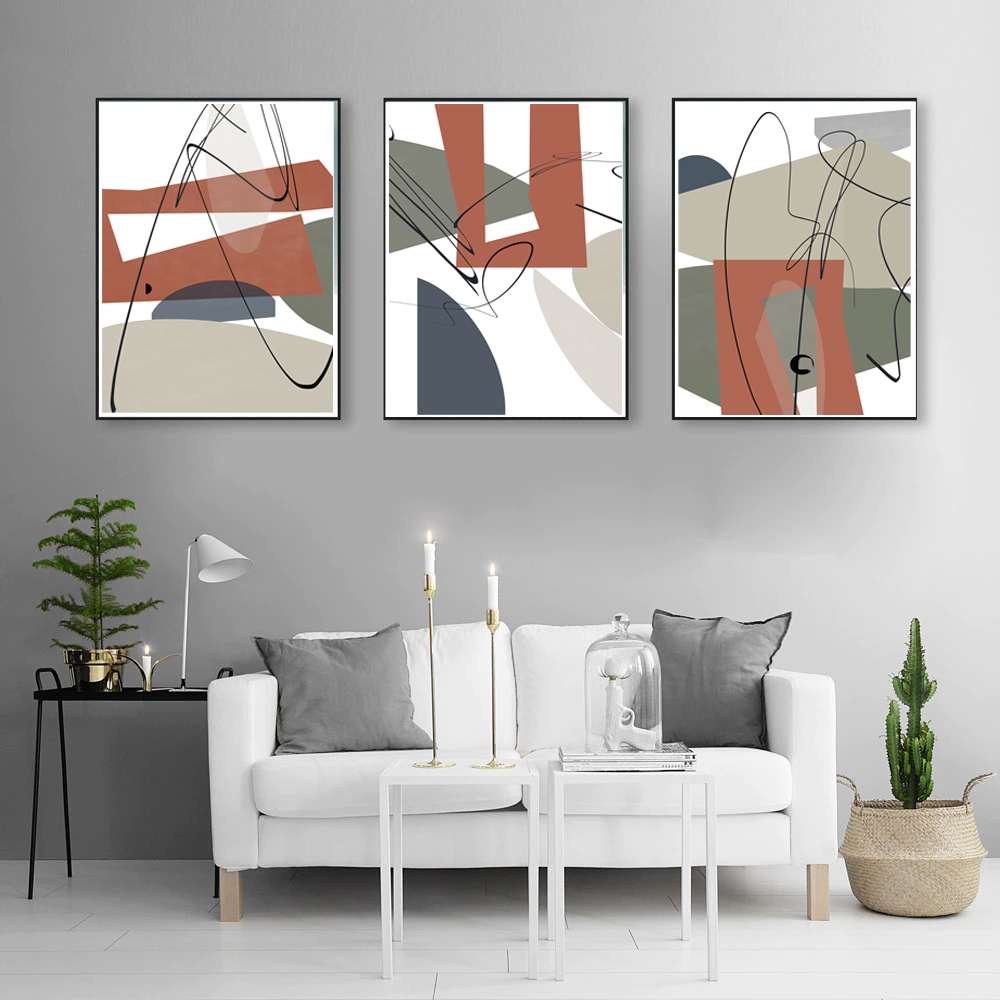 Abstract Download, Abstract Modern Print, Living Room Wall A | Inspire ...