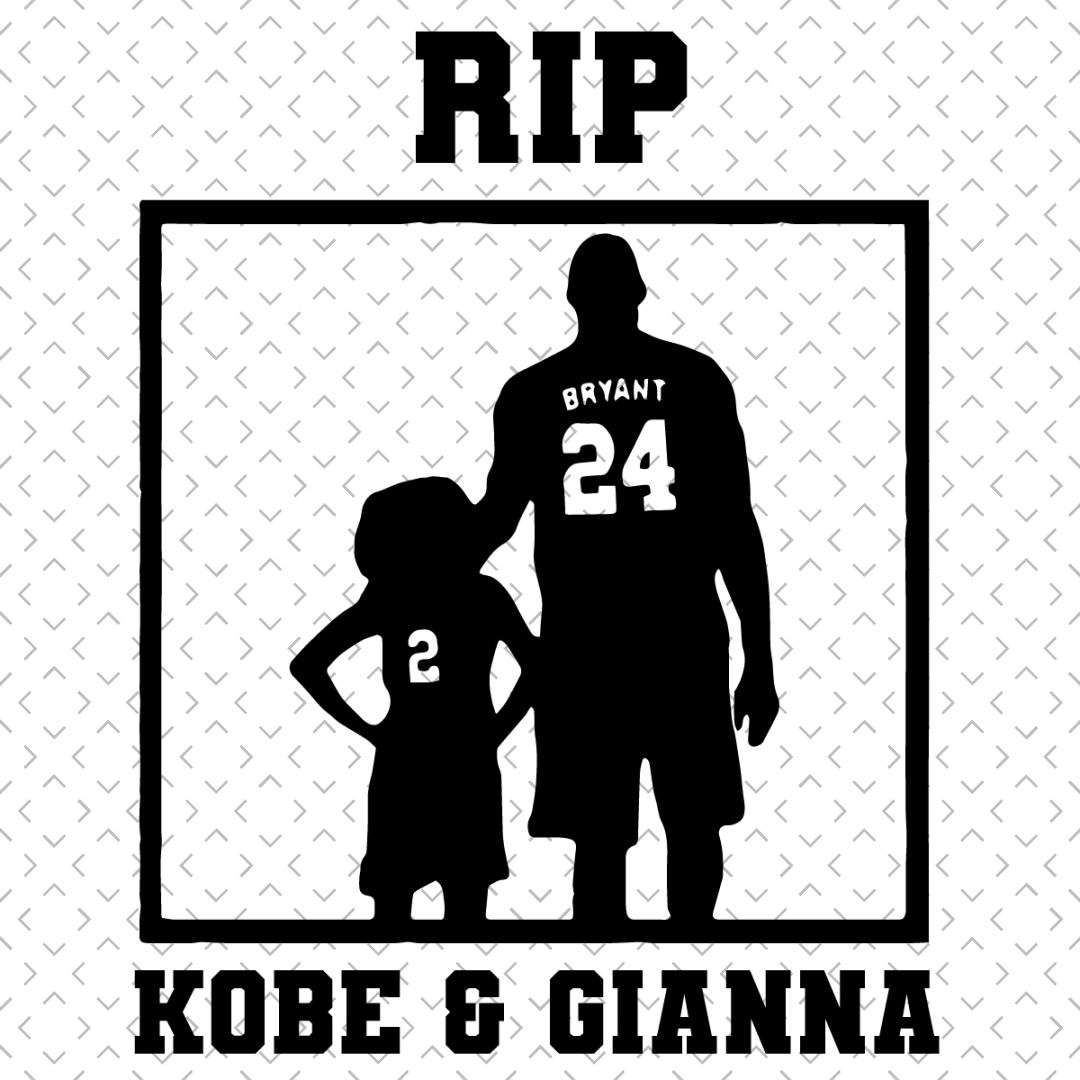 Rip Kobe And Giana Svg, Sport Svg, Rip Kobe Svg, Kobe And Gi | Inspire Uplift