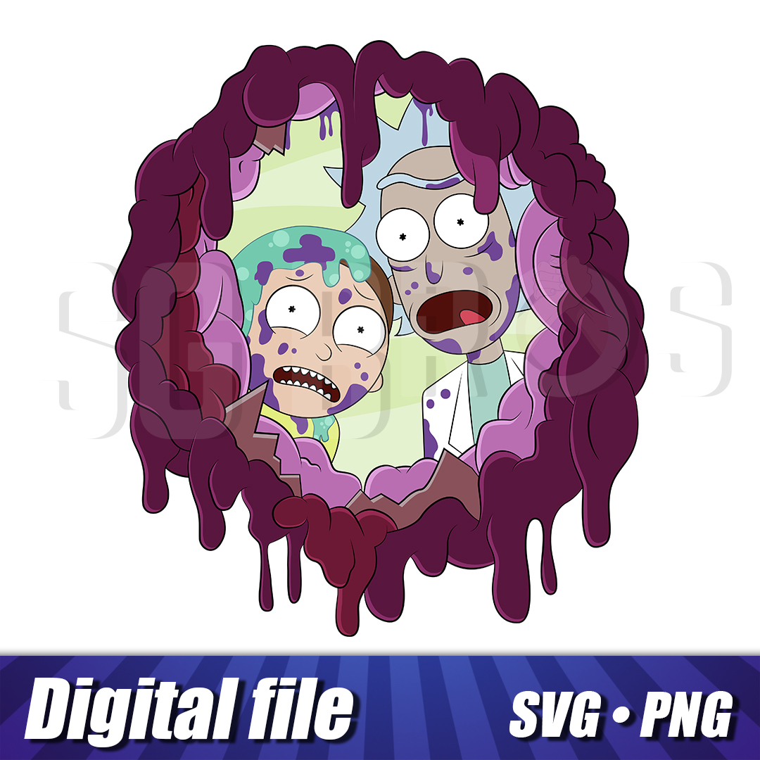 Rick and Morty svg png image, Rick and Morty cricut clipart | Inspire ...