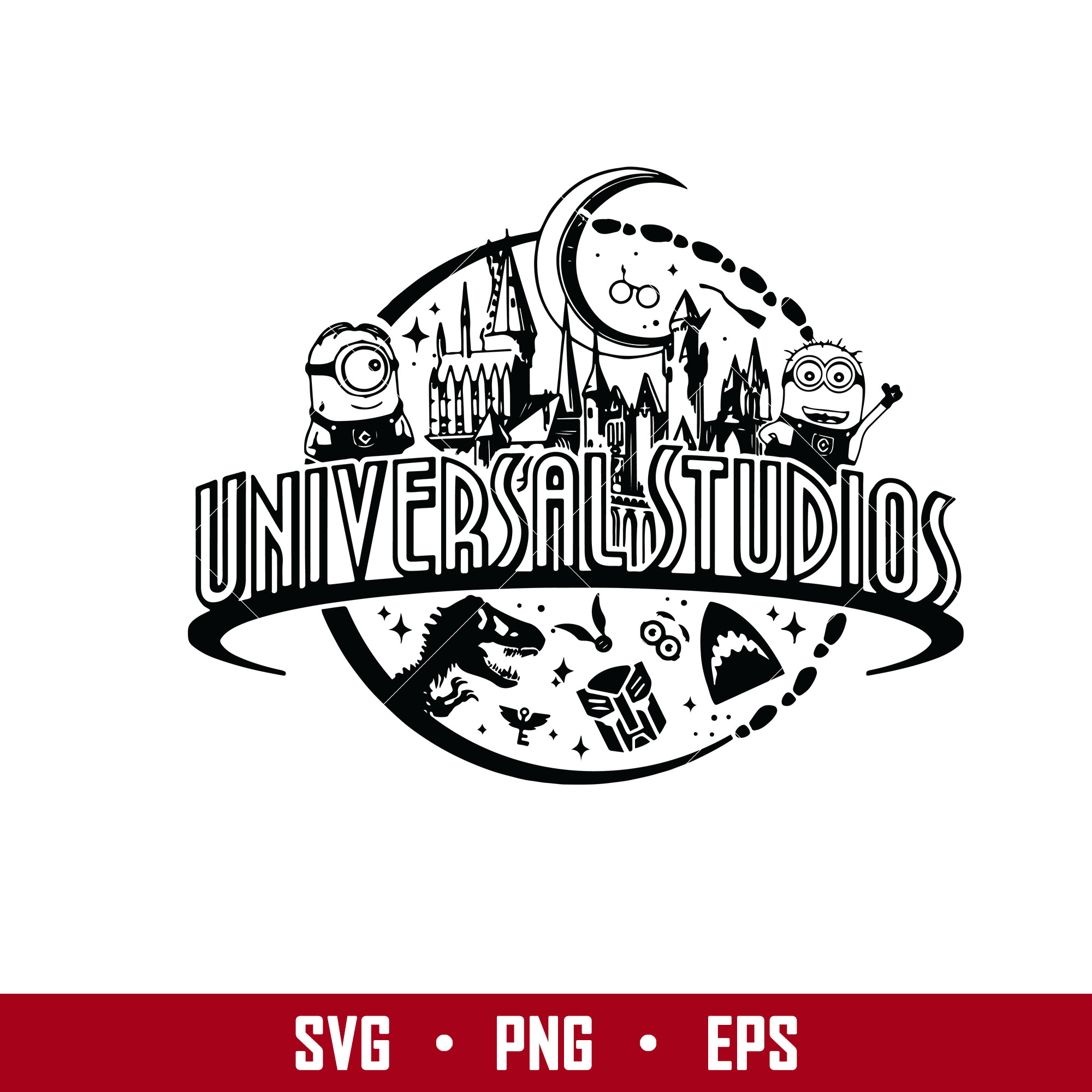 Universal Studios Svg, Magic Kingdom Svg, Minion Svg, Png Ep | Inspire ...