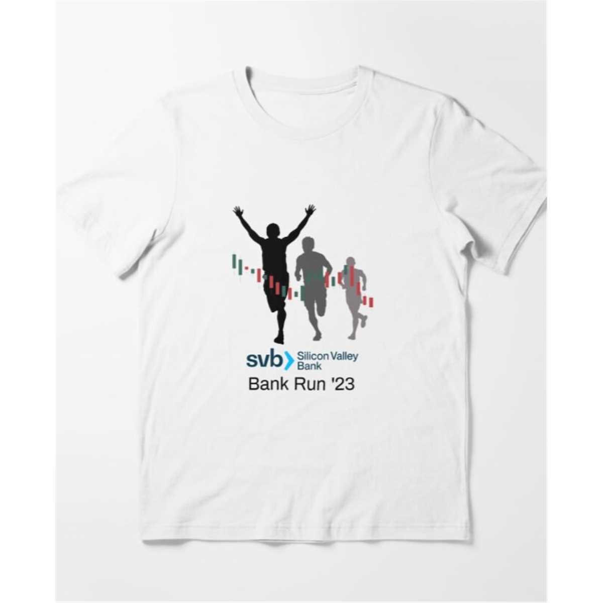 Svb Silicon Valley Bank Run 23 Tee | Inspire Uplift