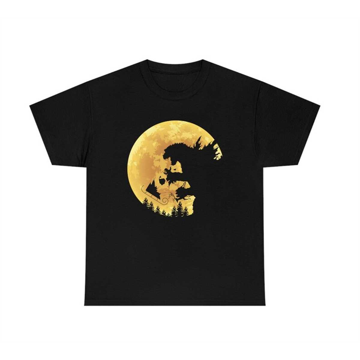 Godzilla eating Santa Funny Christmas Shirt | Inspire Uplift