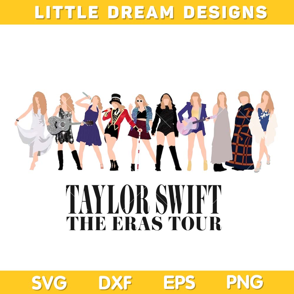 Taylor Swift Eras Tour PNG, Taylor Swift Fashion PNG, The Er | Inspire ...