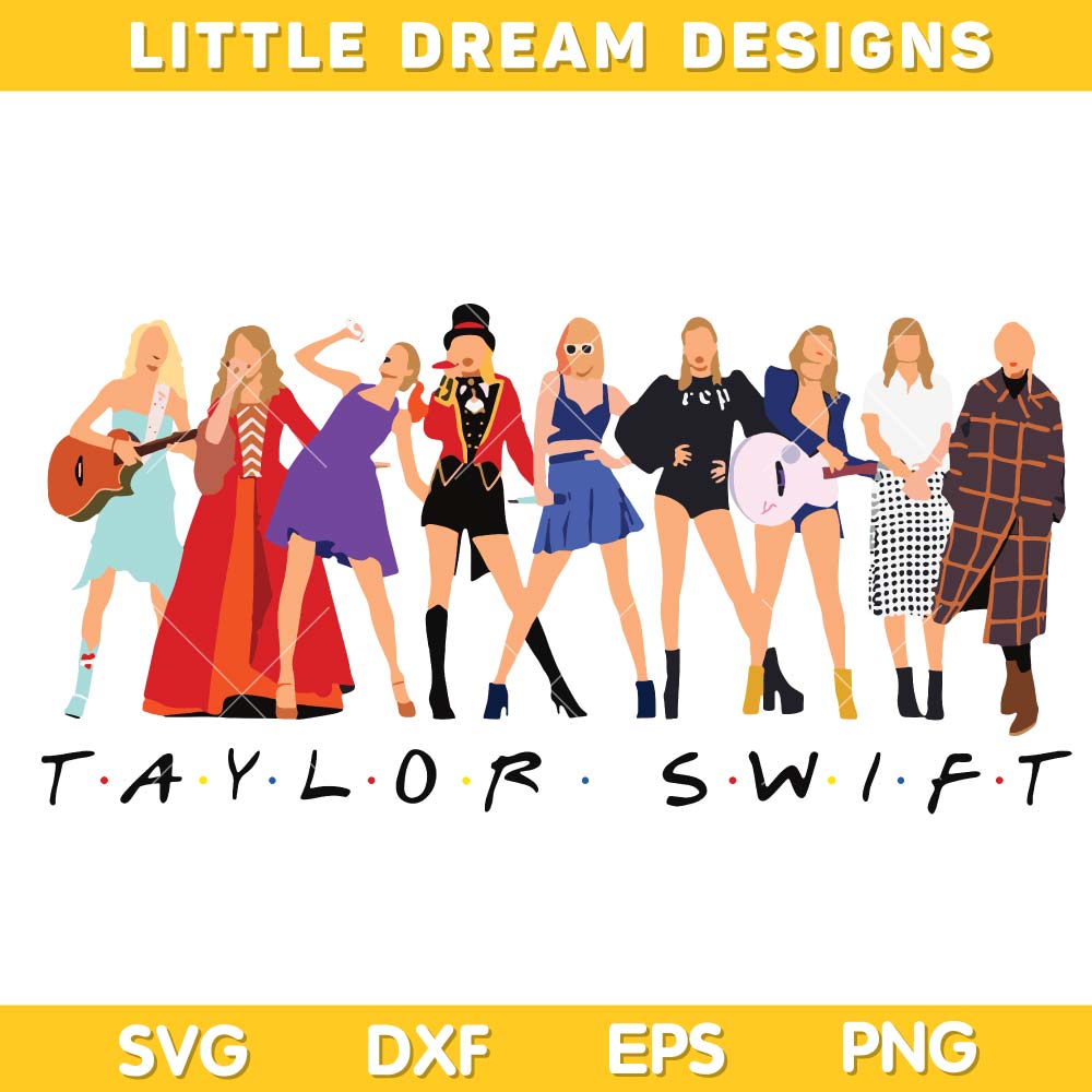 Taylor Swift The Eras Tour 2023 PNG, Eras World Tour 2023 PN | Inspire ...