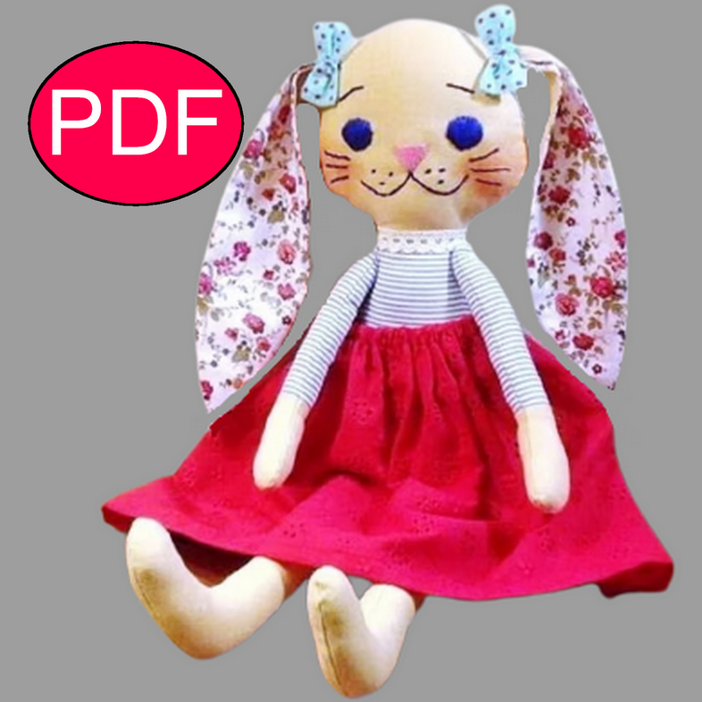rabbit doll pattern - Inspire Uplift