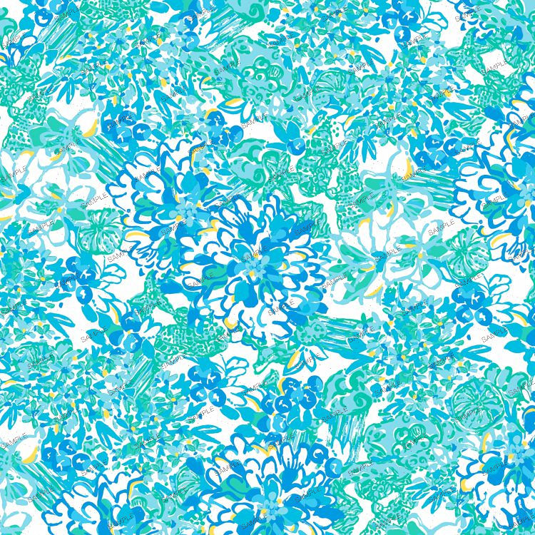 Lilly In A Pinch Seamless Tileable Repeating Pattern | Inspire Uplift