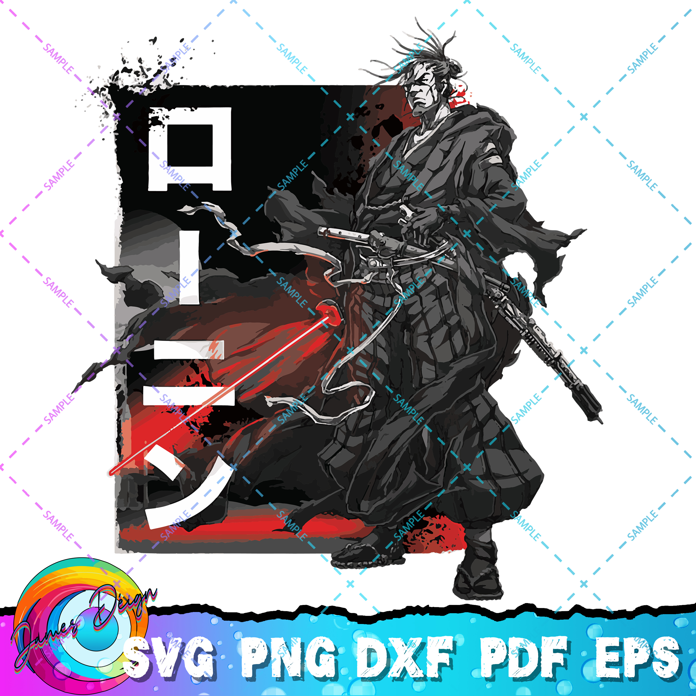 Star Wars Visions The Duel Samurai Warrior PNG, SVG, Sublima - Inspire ...