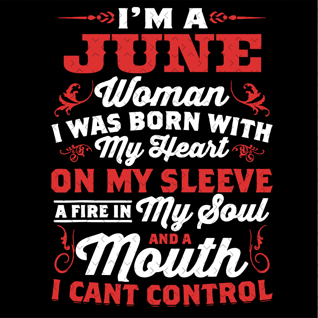 Im A June Woman Quote Svg, Birthday Svg, June Woman Svg, Jun | Inspire ...