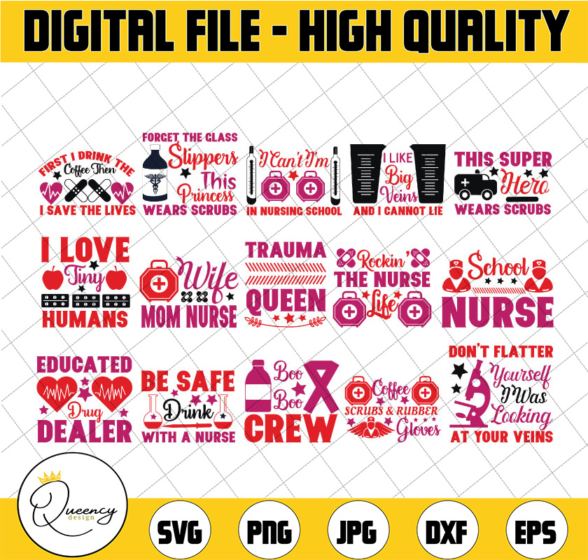 Nurse SVG | Nurse SVG Bundle | Nursing SVG | Nurse Cut File | Inspire ...