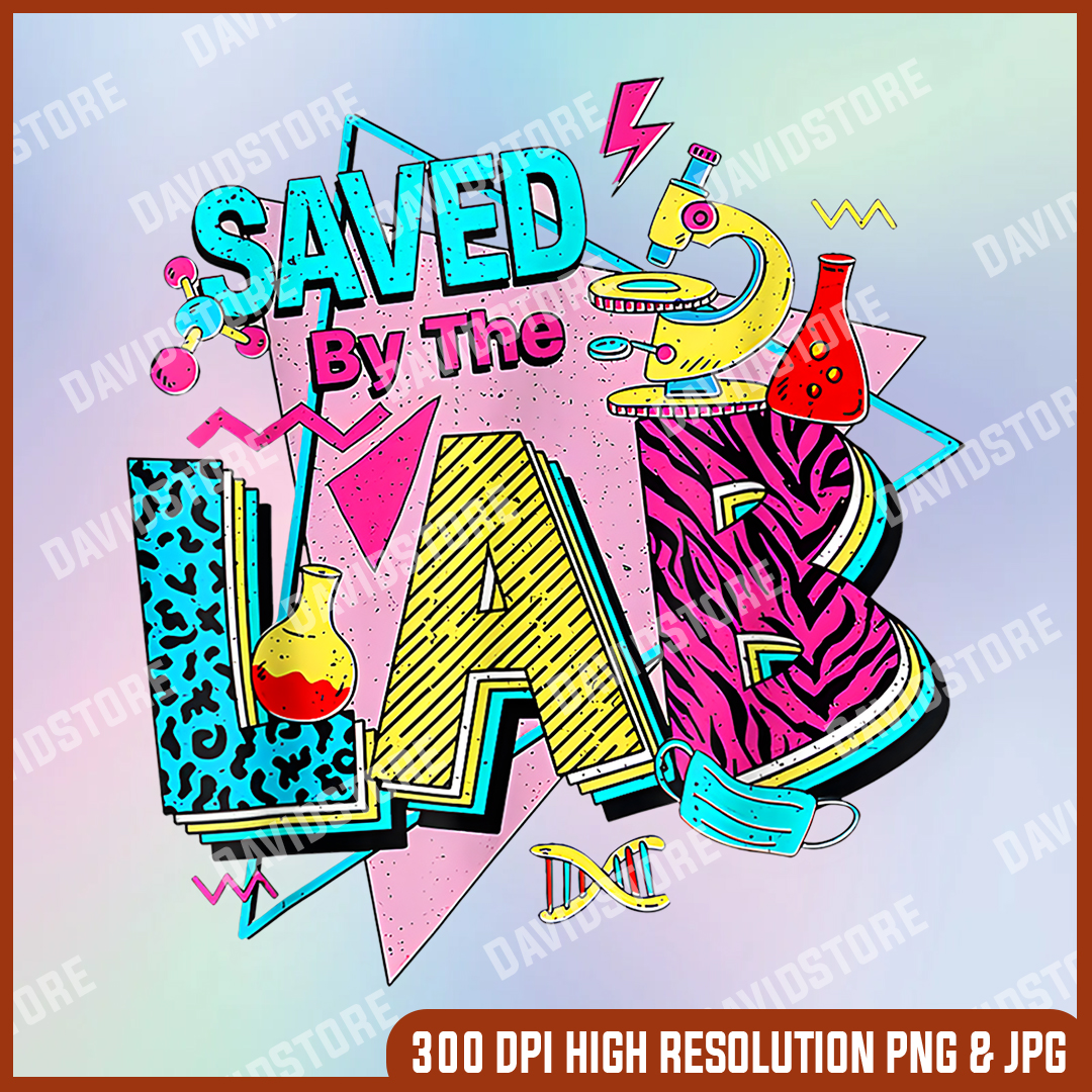 Retro Lab Week 2023 Png, Saved By The Lab Png, Medical Labor | Inspire ...