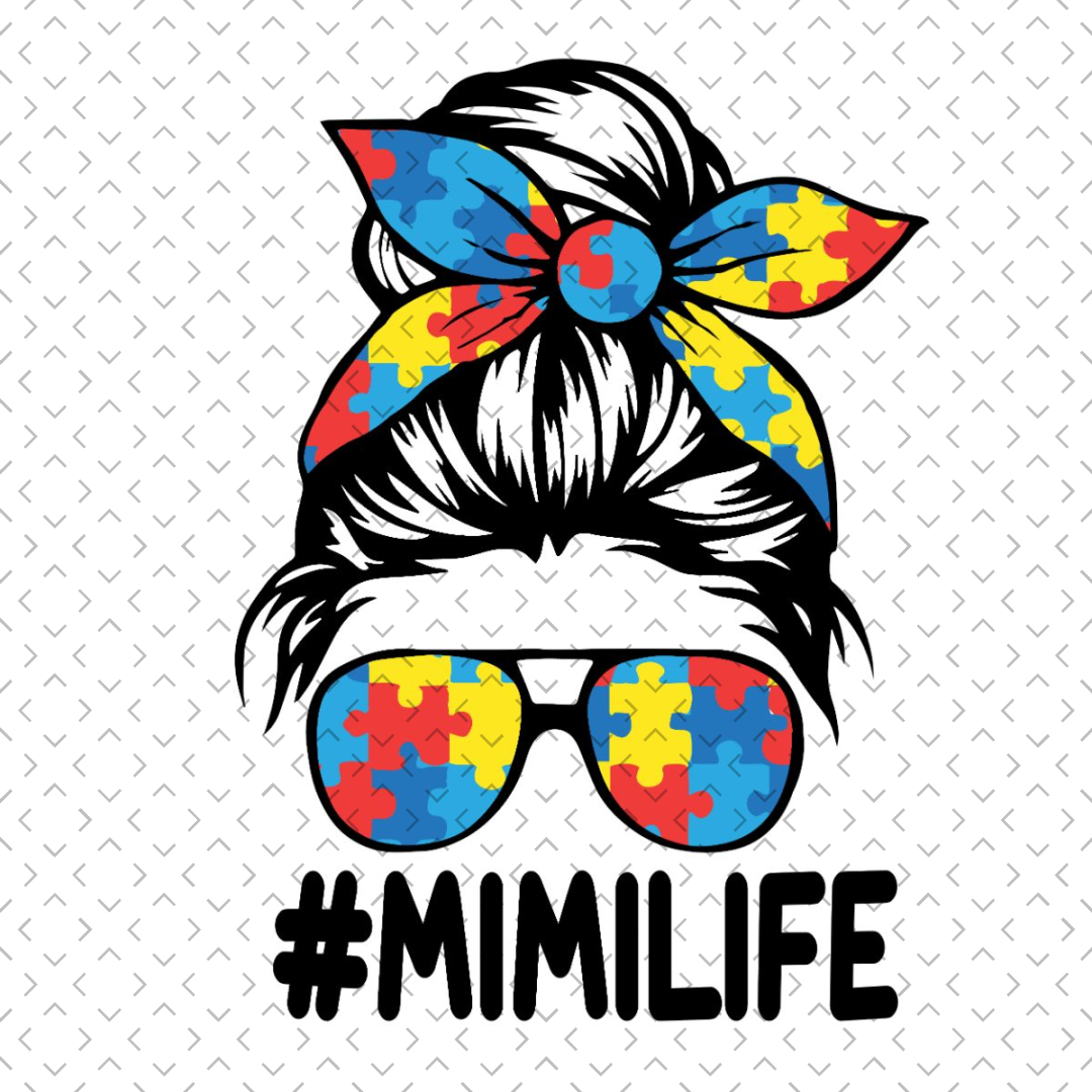 Autism Mimi Life Svg, Autism Svg, Mimi Life Svg, Autism Mimi | Inspire ...