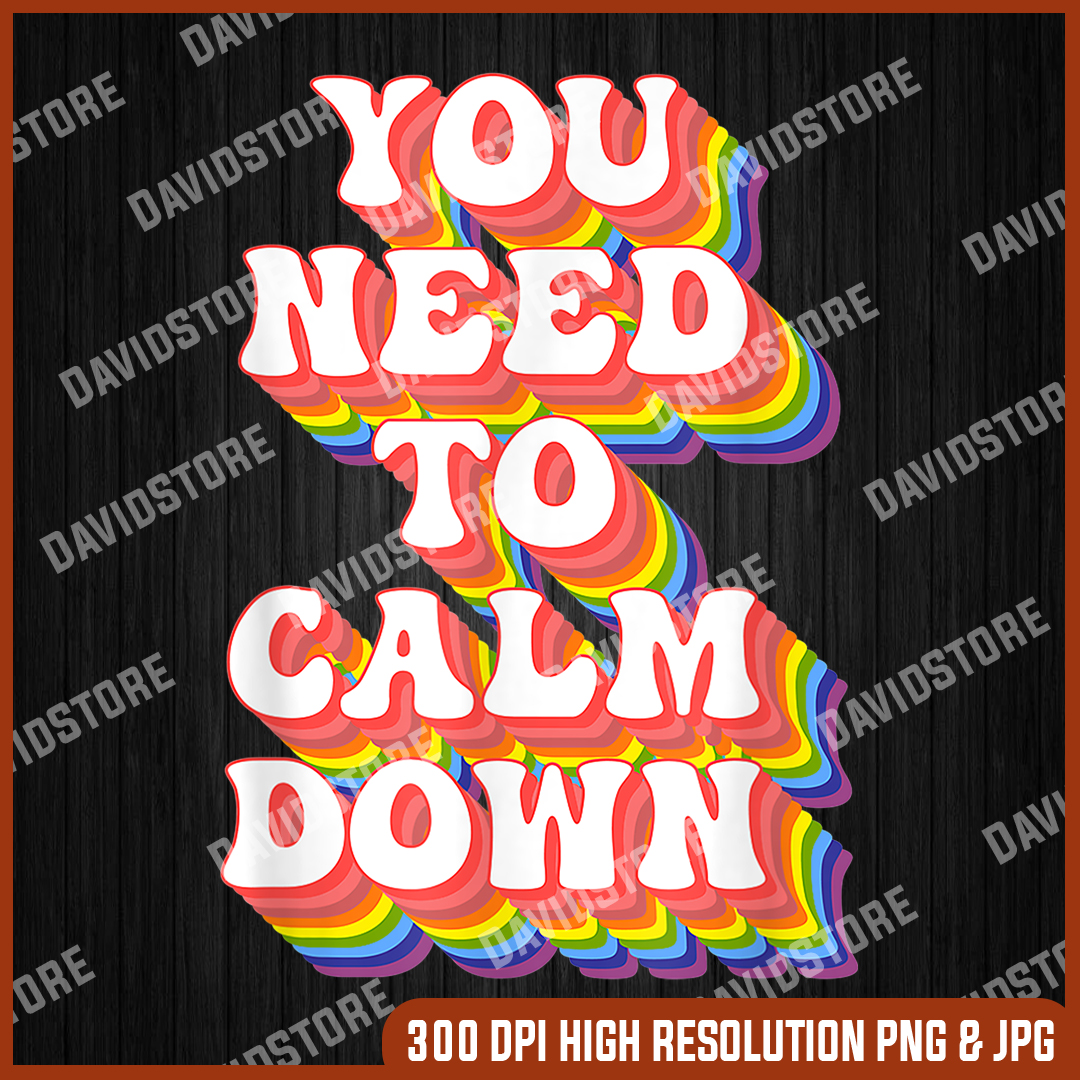 You Need To Calm Down Png, Gay Pride Rainbow Png, Equality L - Inspire ...