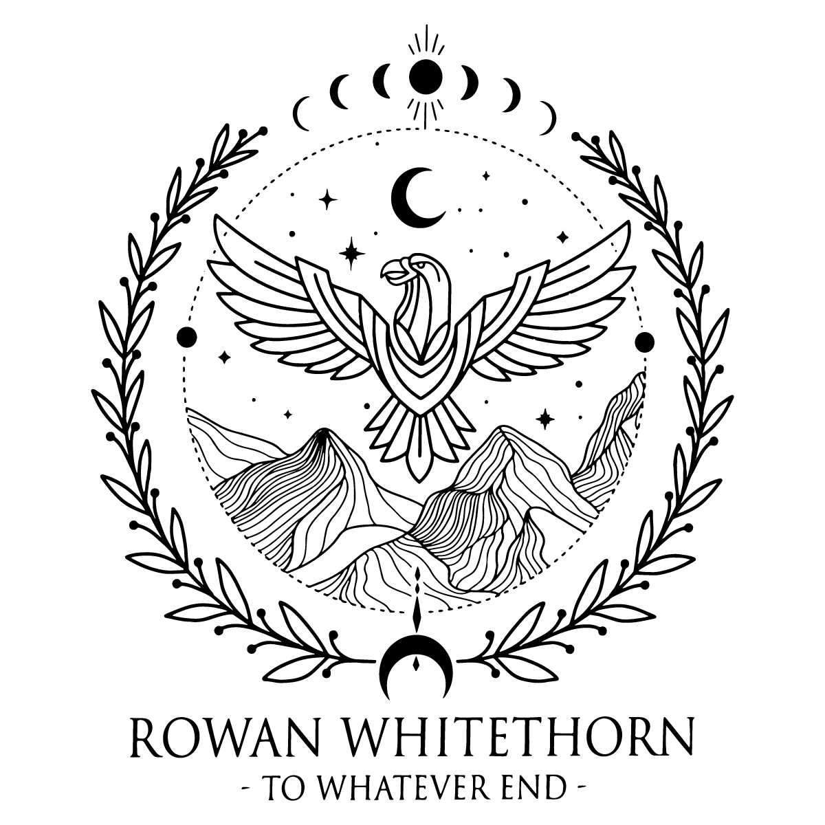 Whitethorn Bookish SVG To Whatever End SVG Cutting Files | Inspire Uplift