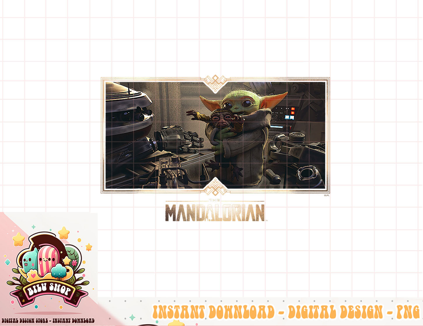 Star Wars The Mandalorian Season 3 Grogu Big Hug Concept Art | Inspire ...