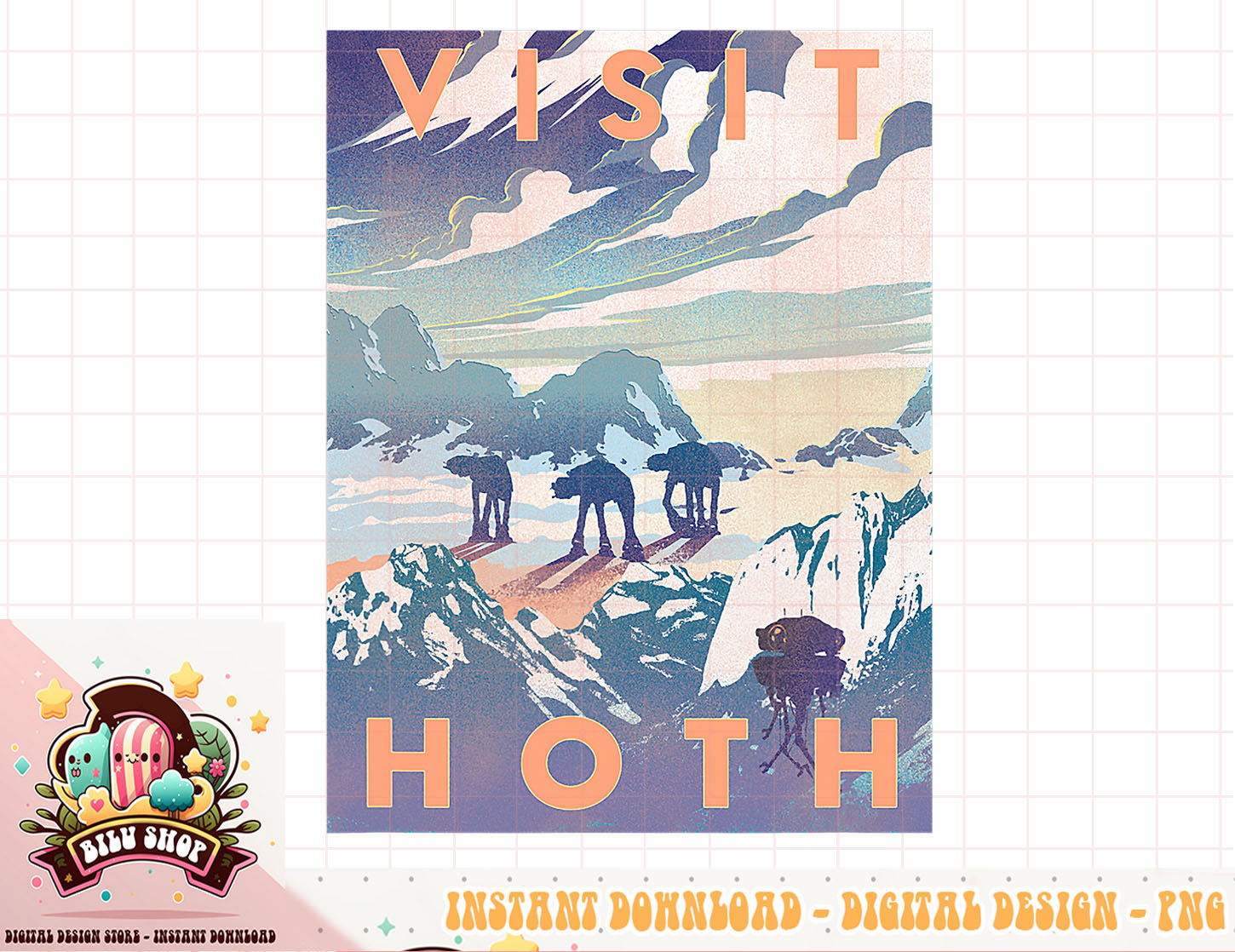 Star Wars Visit Hoth Poster png - Inspire Uplift