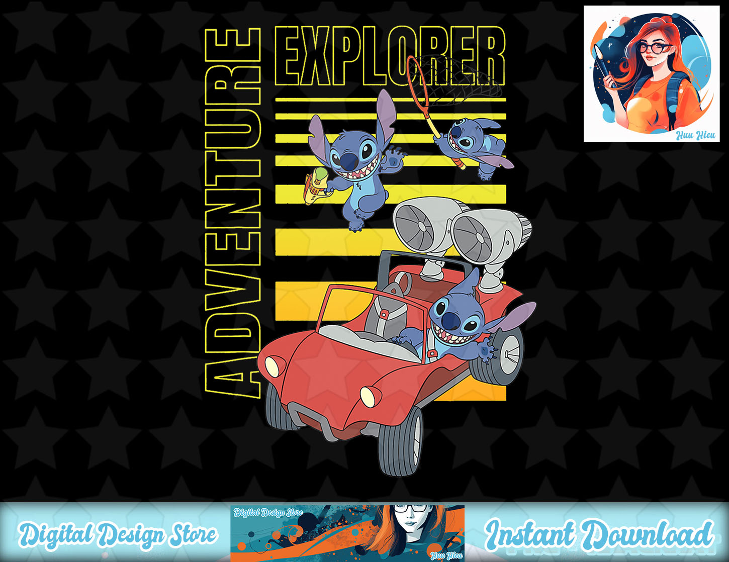 Disney Lilo & Stitch Adventure Explorer Action Stitch T-Shir - Inspire ...