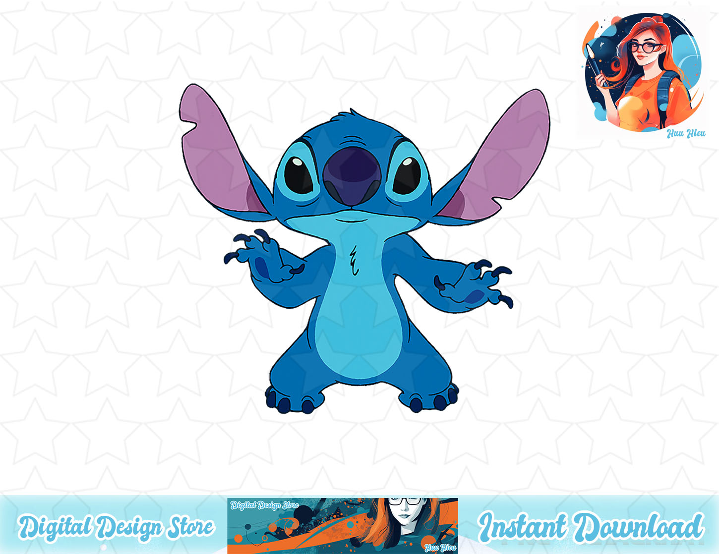 Disney Lilo & Stitch Basic Standing Pose Logo T-Shirt copy P - Inspire ...