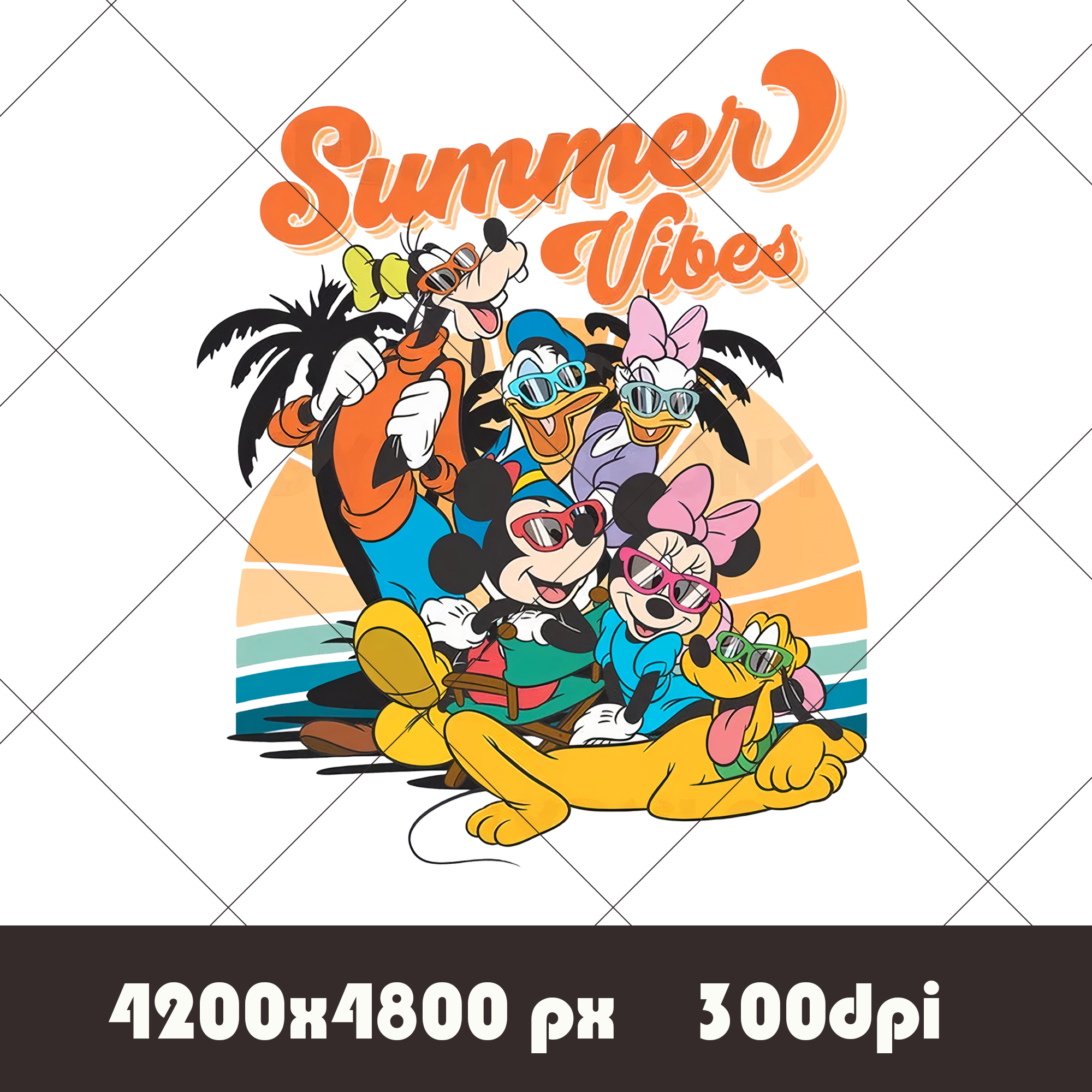 Disney Summer Mouse Friends PNG, Magical Mouse Summer PNG, S | Inspire ...