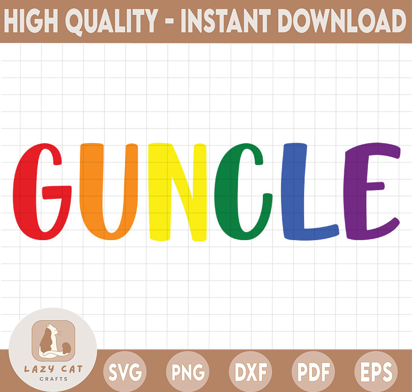 Guncles svg, LGBT svg, rainbow svg, lesbian pride svg, gay p | Inspire ...