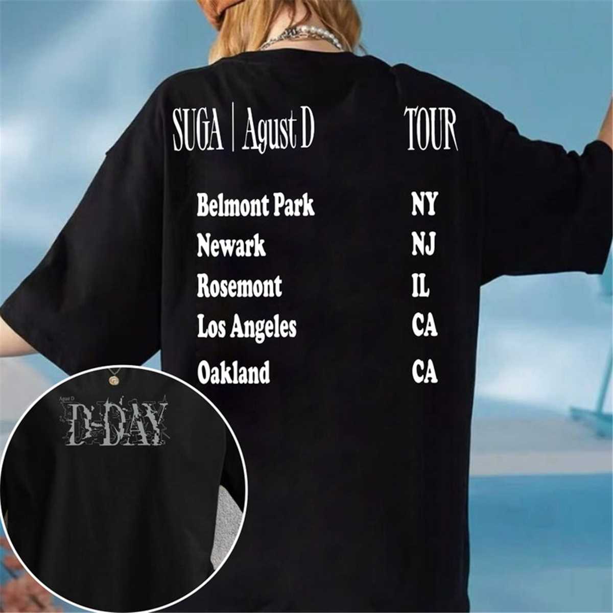 Agust D D Day Tour T-shirt, SUGA D Day Album Shirt, Agust D | Inspire Uplift