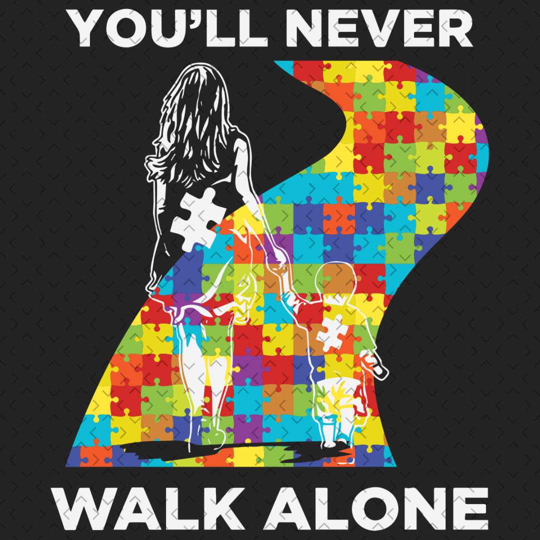 Youll Never Walk Alone Svg, Autism Svg, Autism Mom Svg, Auti - Inspire Uplift