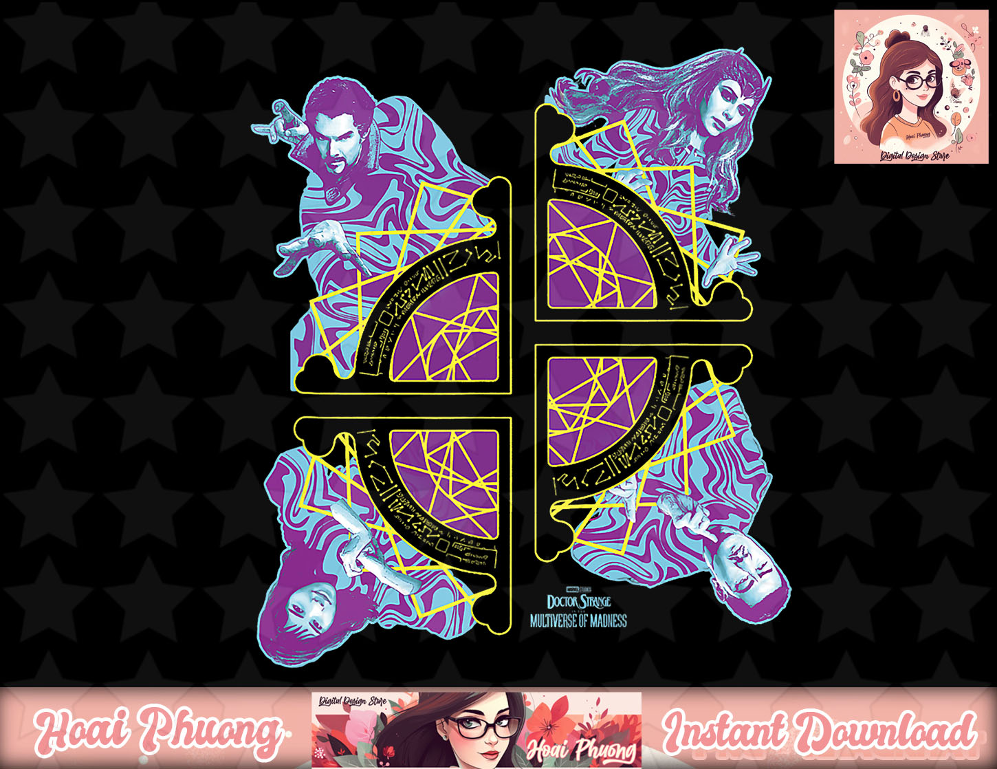 Marvel Doctor Strange In The Multiverse Of Madness Split T-S | Inspire ...