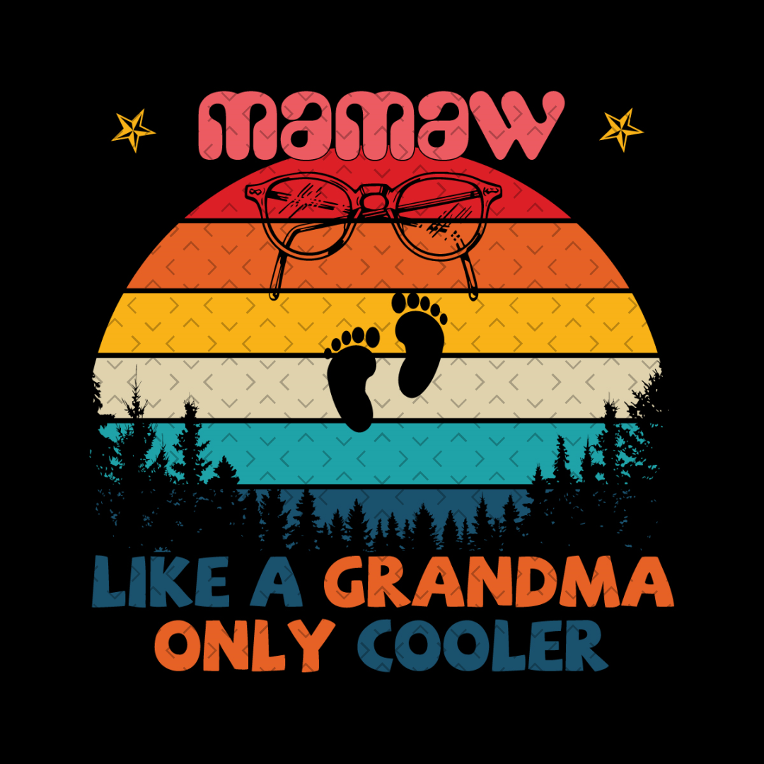 Mamaw Like A Grandma Only Cooler Svg, Mothers Day Svg, Mamaw | Inspire ...