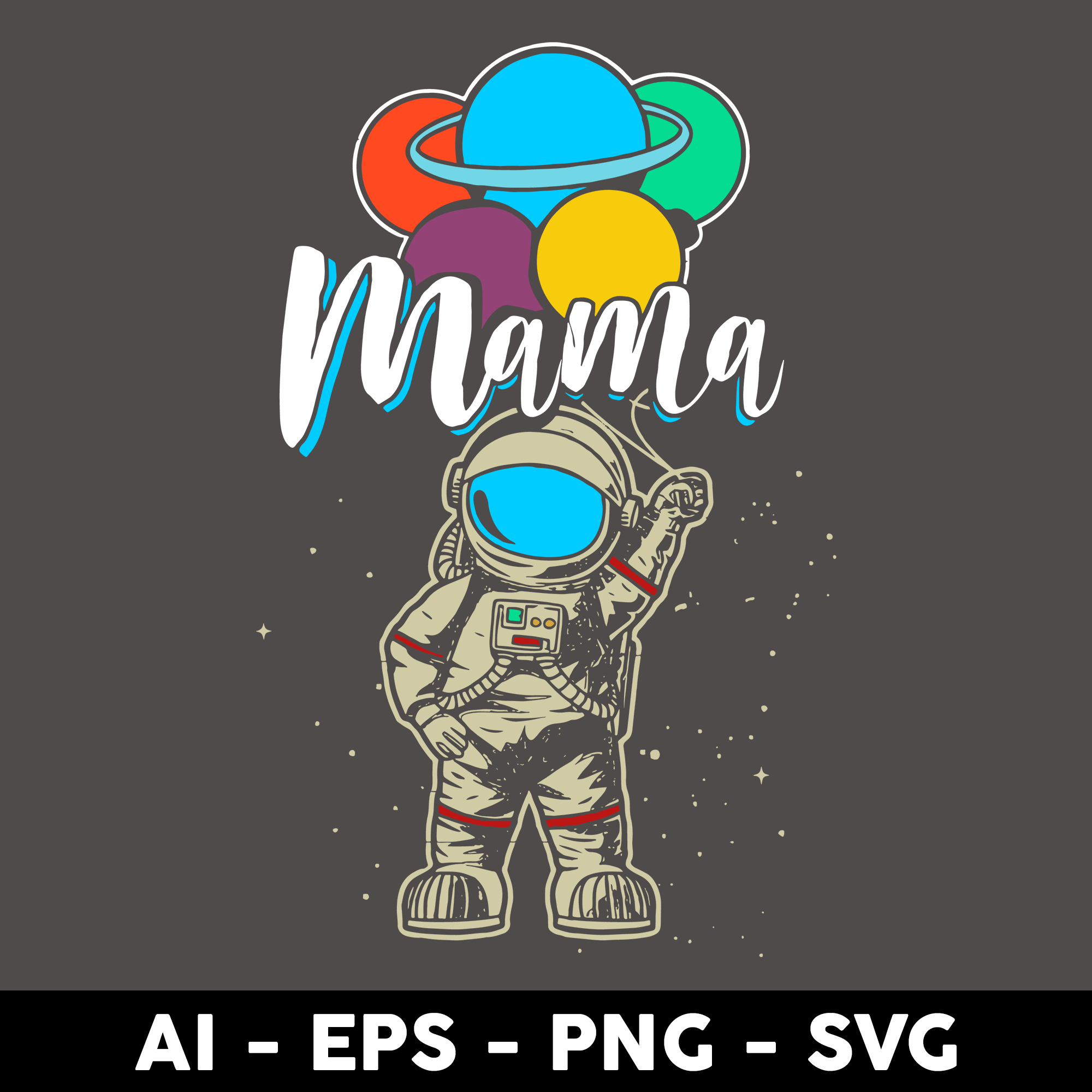 Mama Space Svg, Mama Svg, Mother's Day Svg, Png Dxf Eps File | Inspire ...