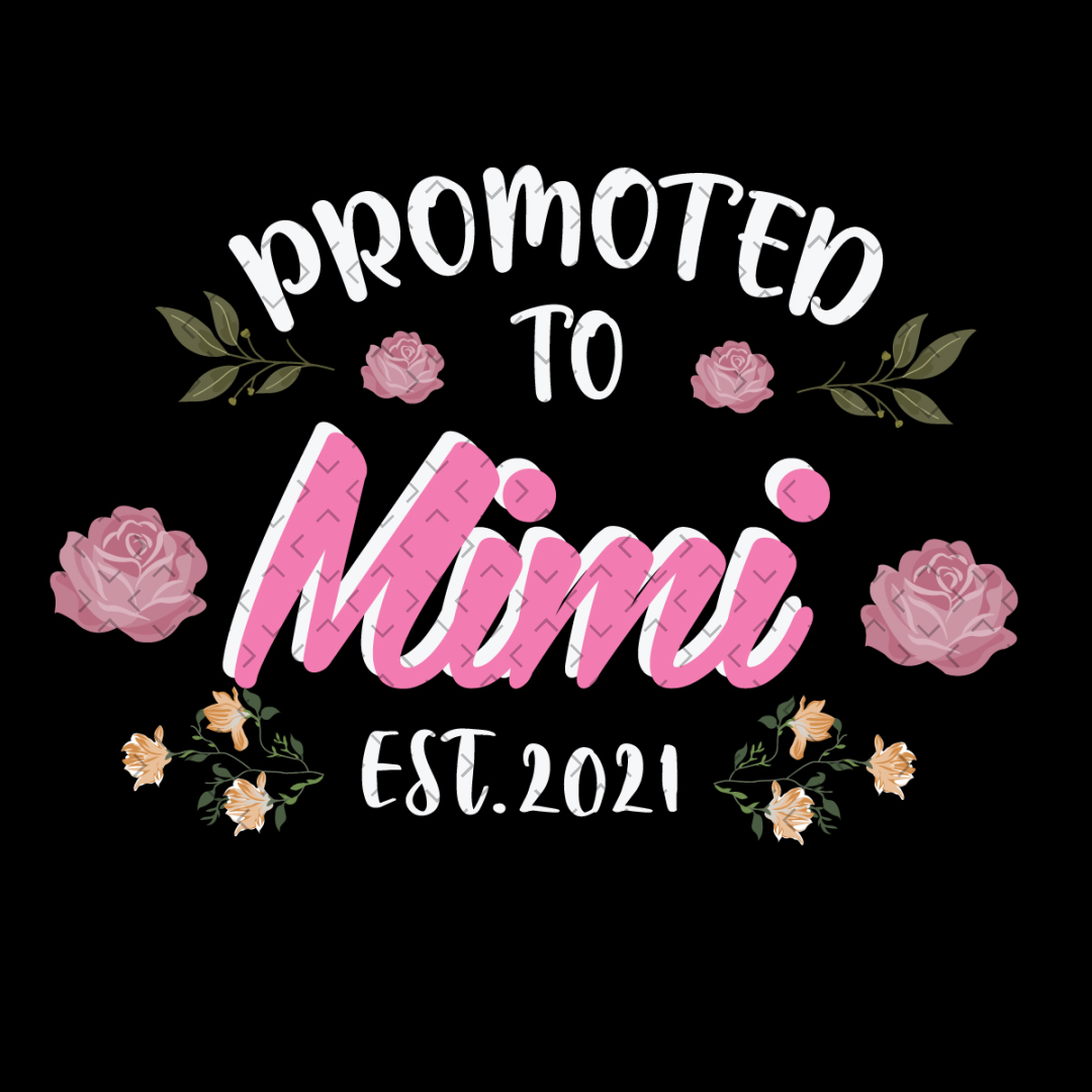 Promoted To Mimi Est 2021 Svg, Mothers Day Svg, Future Grand | Inspire ...