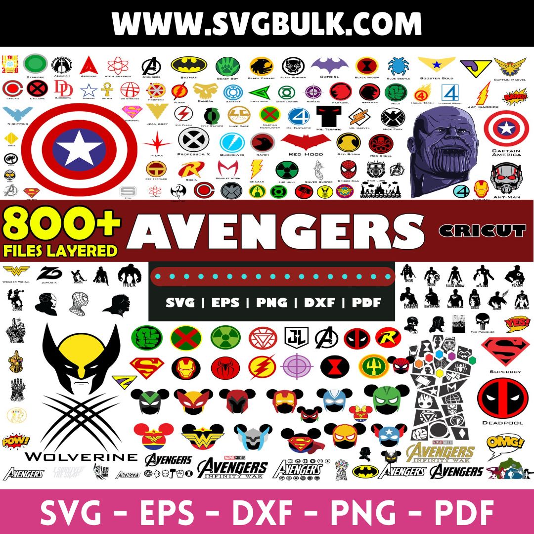 Superhero Svg Bundle, Avengers Svg Bundle, Avengers Svg, Svg | Inspire ...