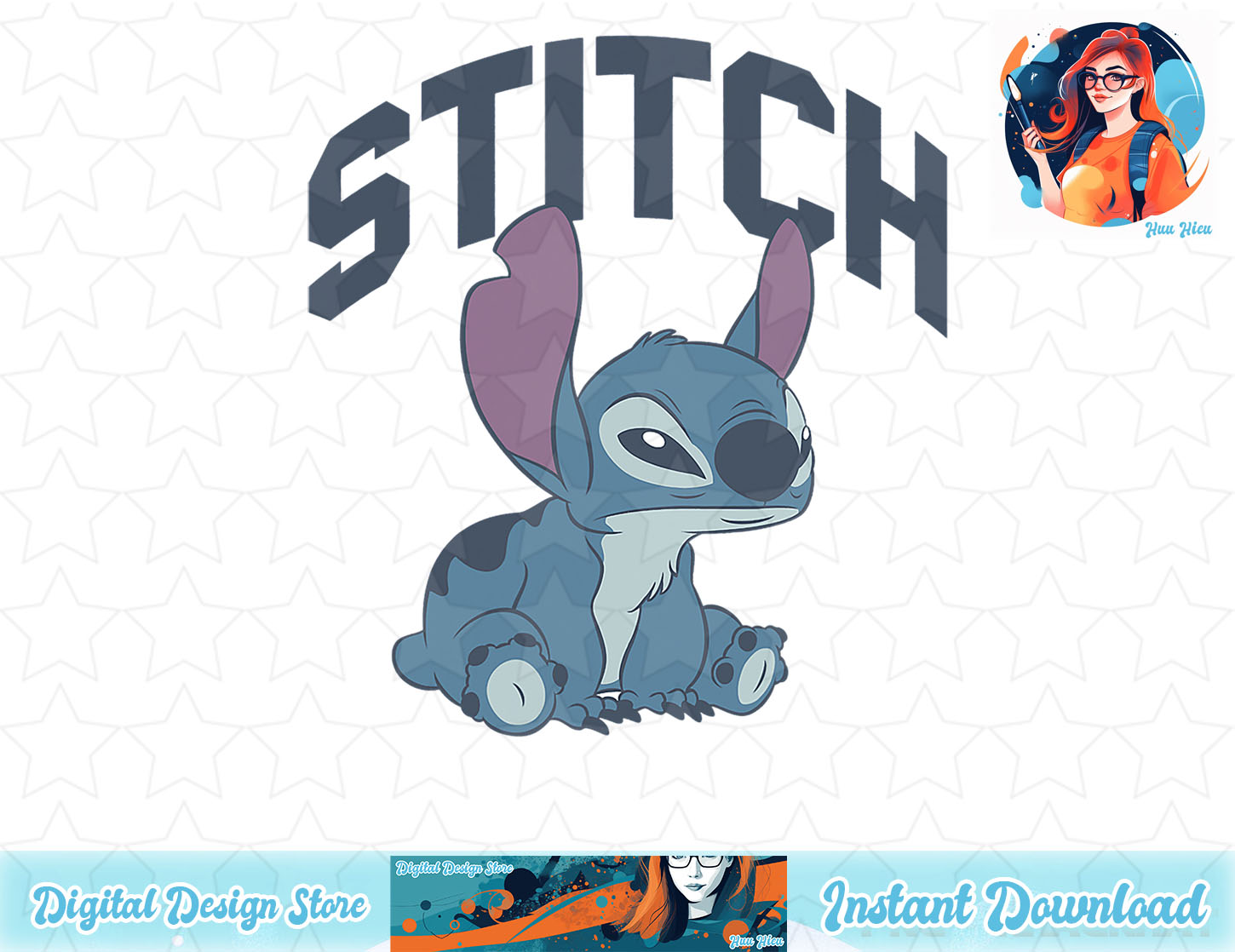 Disney Lilo & Stitch Mean Mug Name Banner T-Shirt copy PNG S - Inspire ...