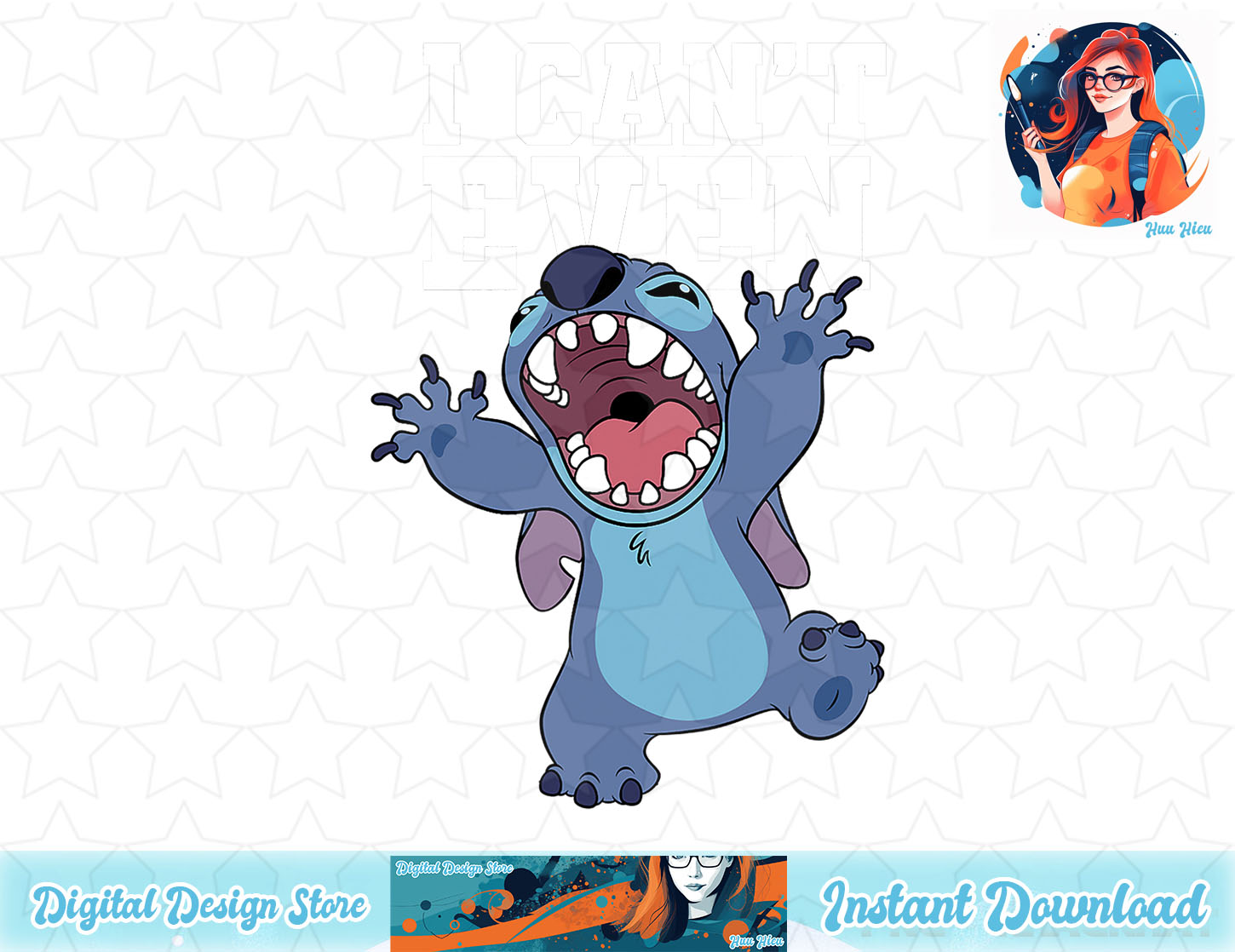 Disney Lilo & Stitch Monster Attack I Can't Even Quote T-Shi - Inspire ...