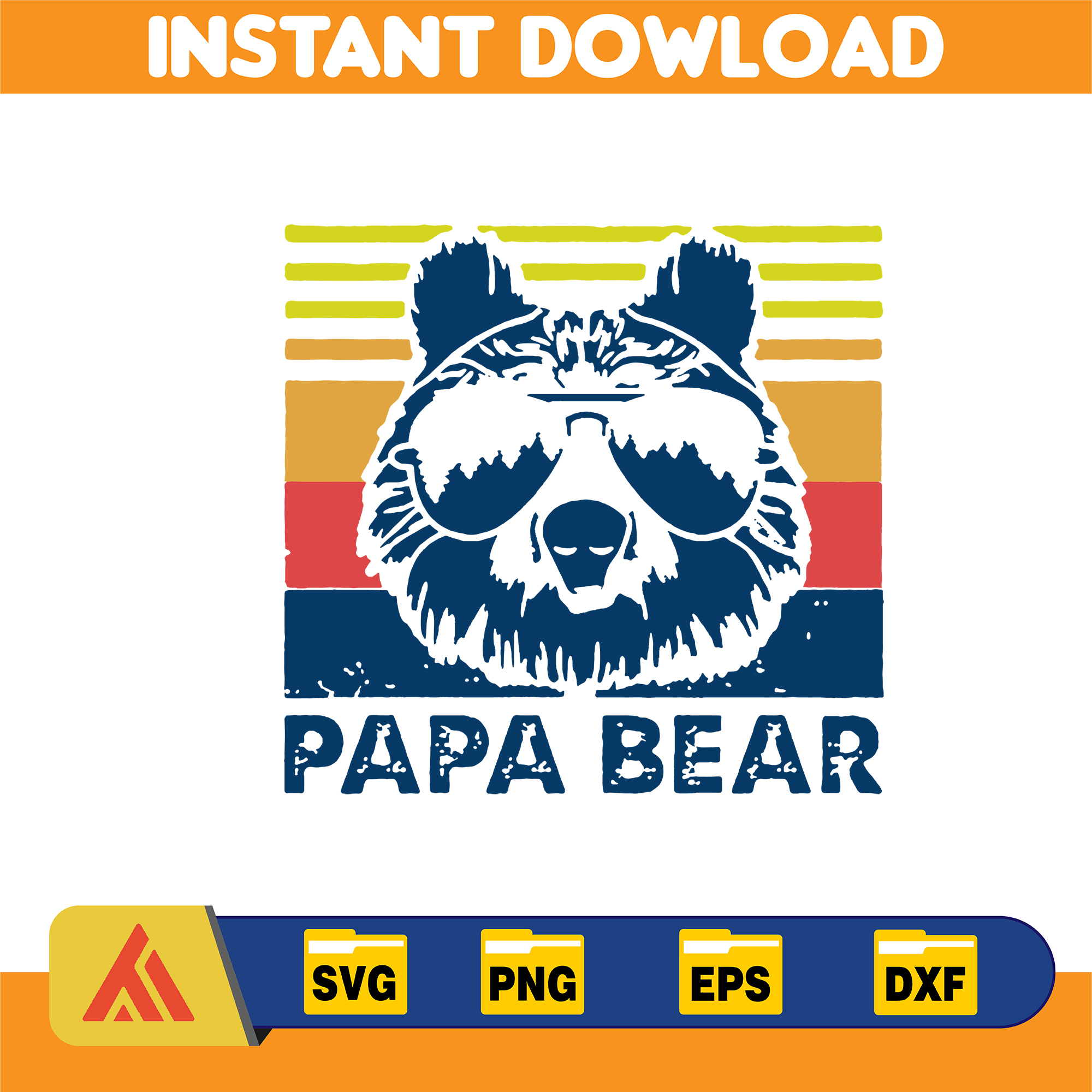 Papa Bear svg, Dad svg, Father's Day Svg, Dad Quotes Svg,Png | Inspire ...