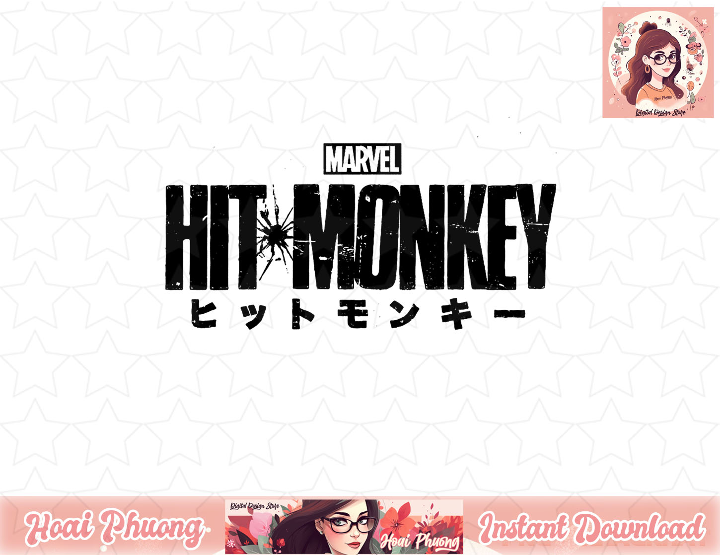 Marvel Hit Monkey Logo Yellow T-Shirt copy PNG Sublimate - Inspire Uplift