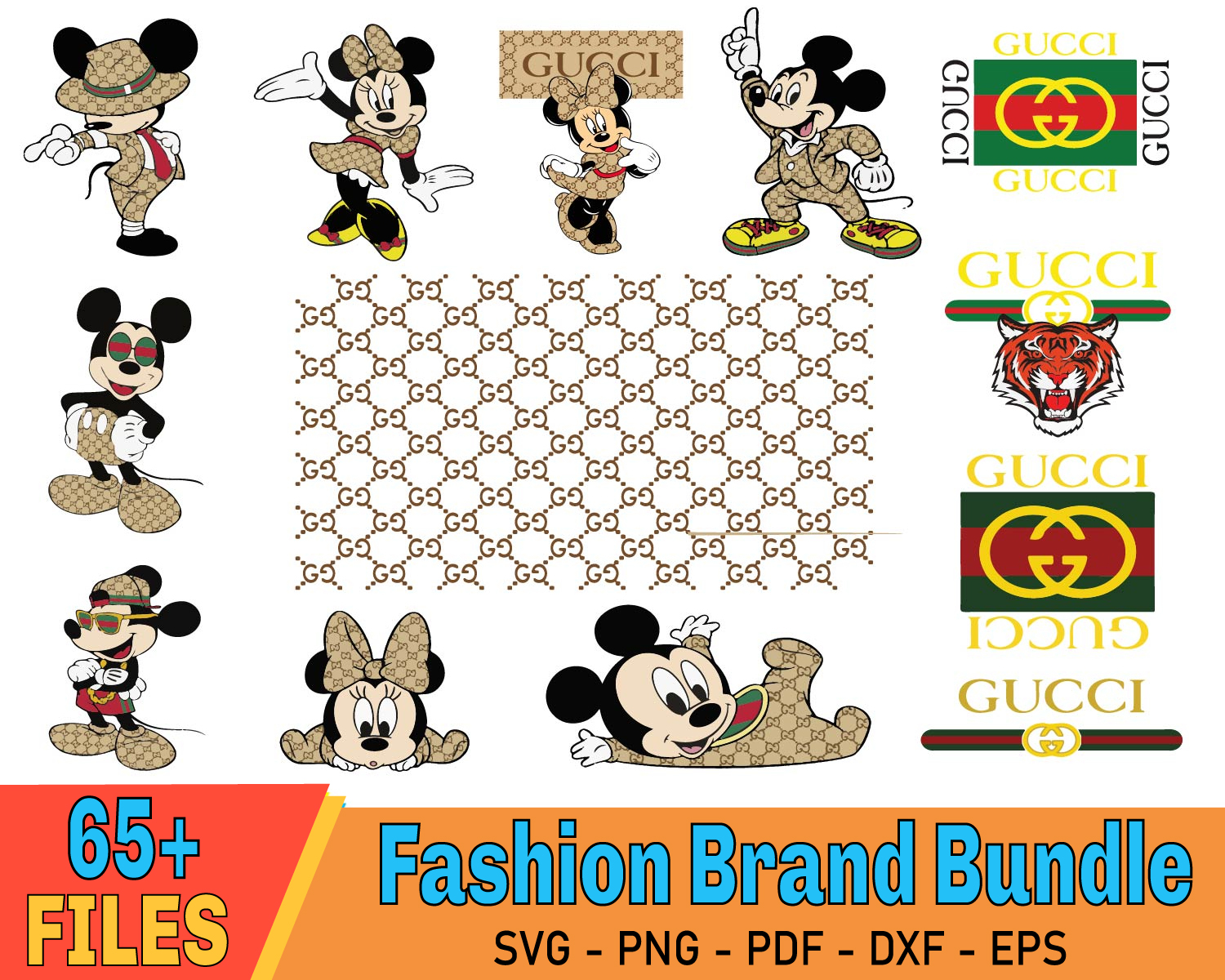 Files Fashion Brand Bundle Svg, Brand Logo Svg, Fashion Logo | Inspire ...