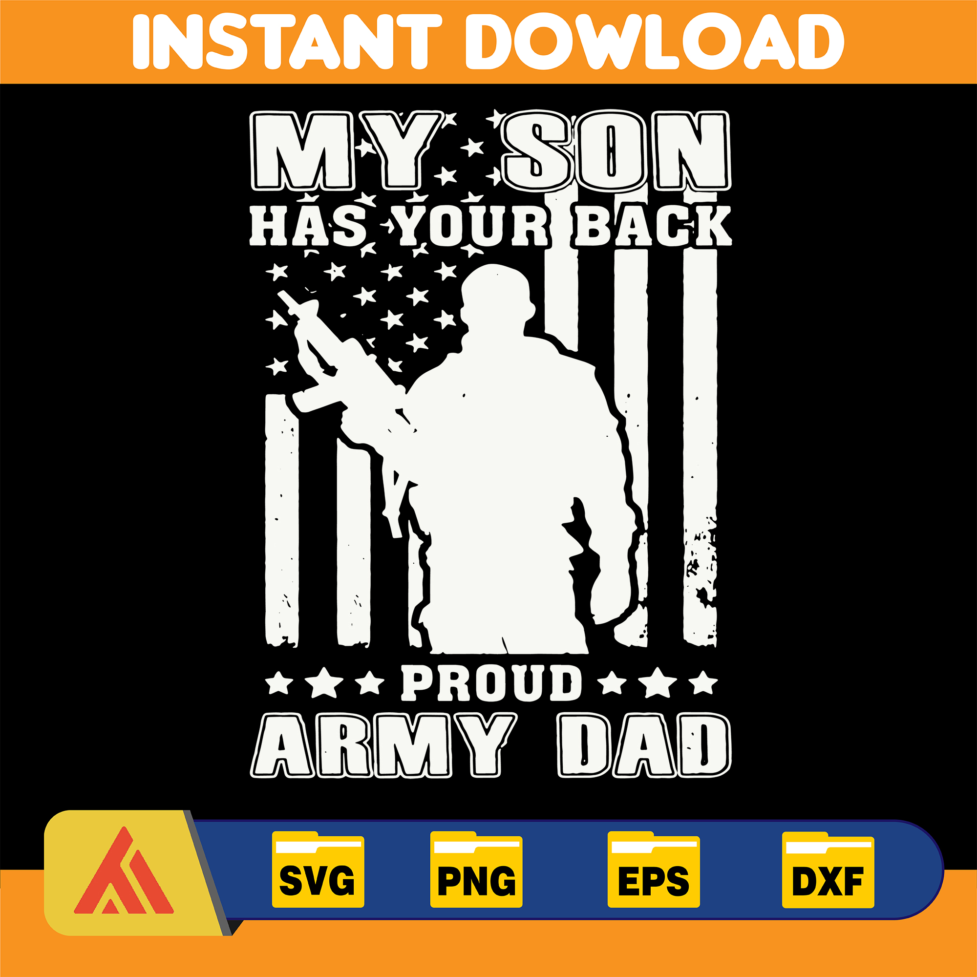 Army Dad svg, Father's Day Svg, Dad Quotes Svg, Png Clipart, - Inspire ...