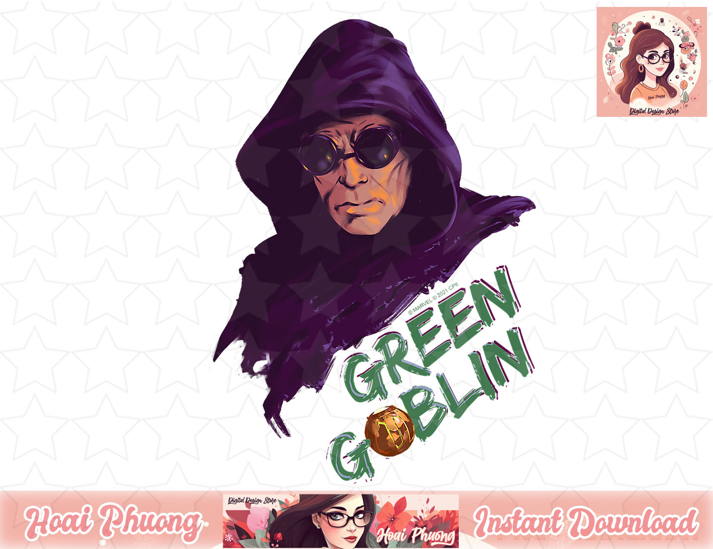 Marvel Spider-Man No Way Home Green Goblin T-Shirt copy PNG | Inspire ...