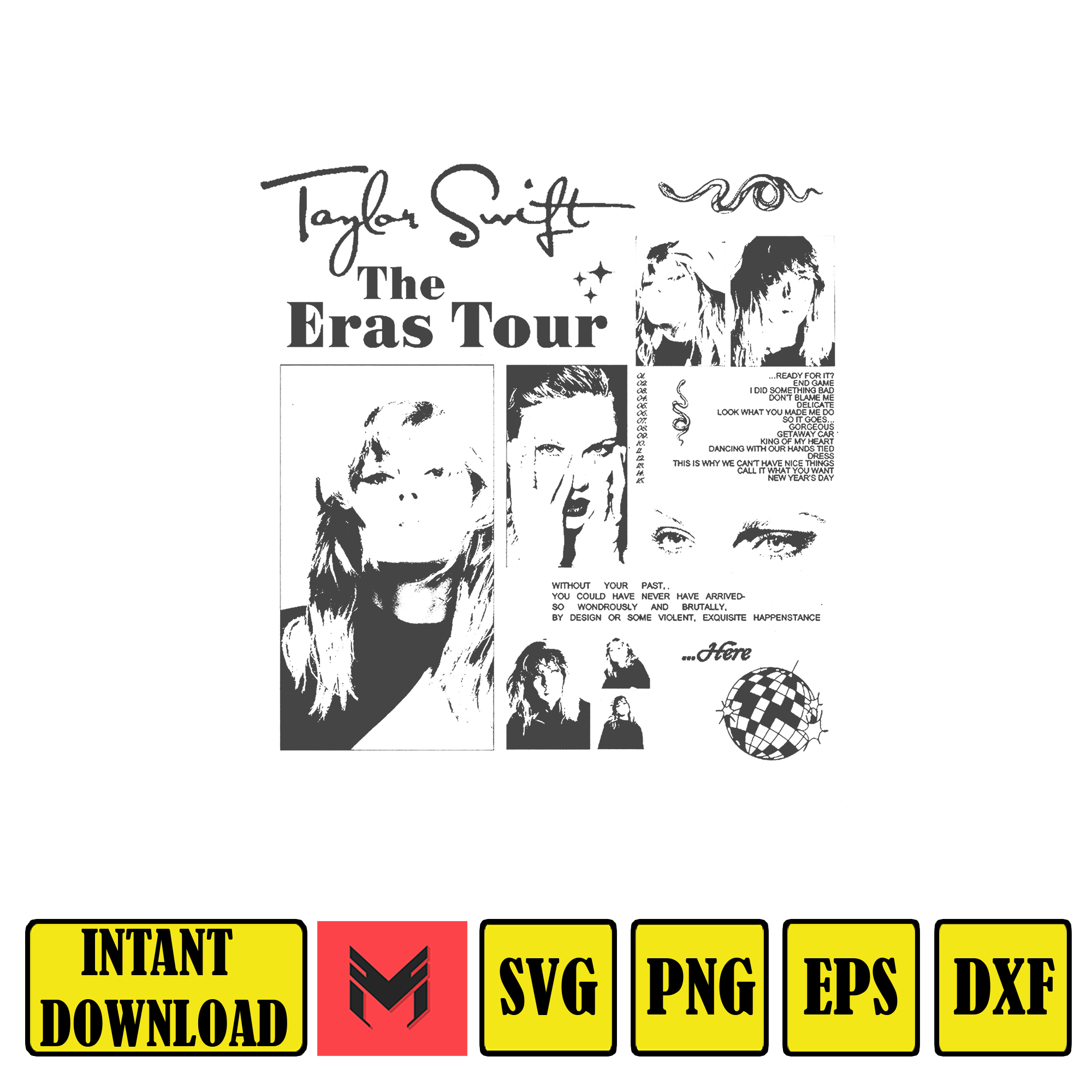 The Eras Tour Svg, The Eras Tour PNG, Swifties Merch , Midni - Inspire ...