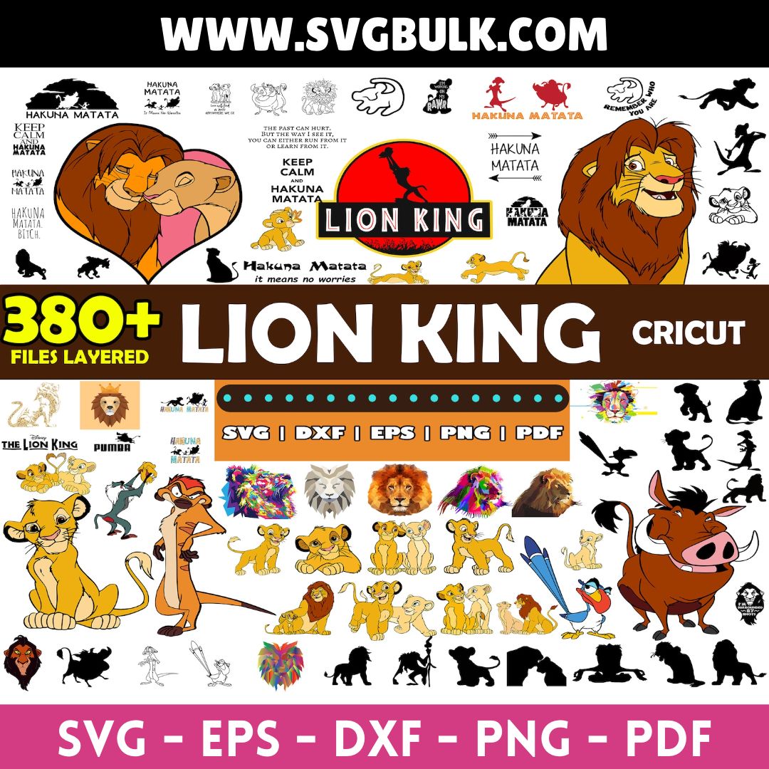 Mega Bundle The Lion King Clipart The Lion King Paper The Li | Inspire ...
