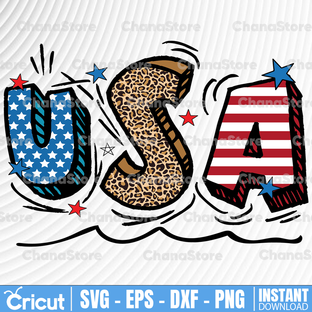 USA leopard flag png - USA clipart - Sublimation Design - 4t - Inspire ...