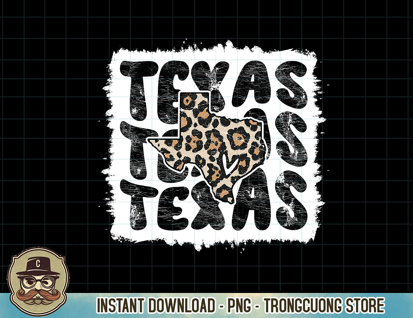Texas Pride Flag Map State Leopard Retro Proud Girl Women T- - Inspire ...