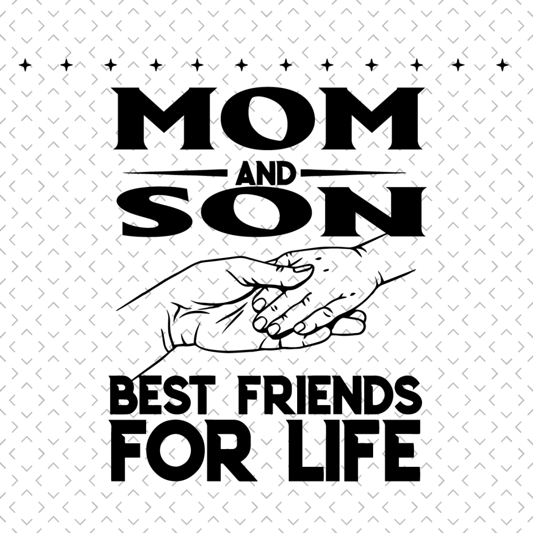 Mom And Son Best Friends For Life Svg, Mothers Day Svg, Mom | Inspire ...