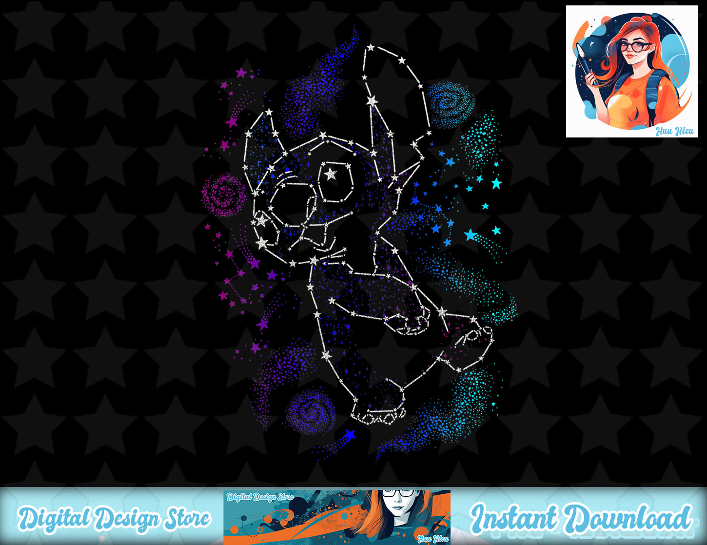 Disney Lilo & Stitch Stitch Constellation T-Shirt.pngDisney - Inspire ...