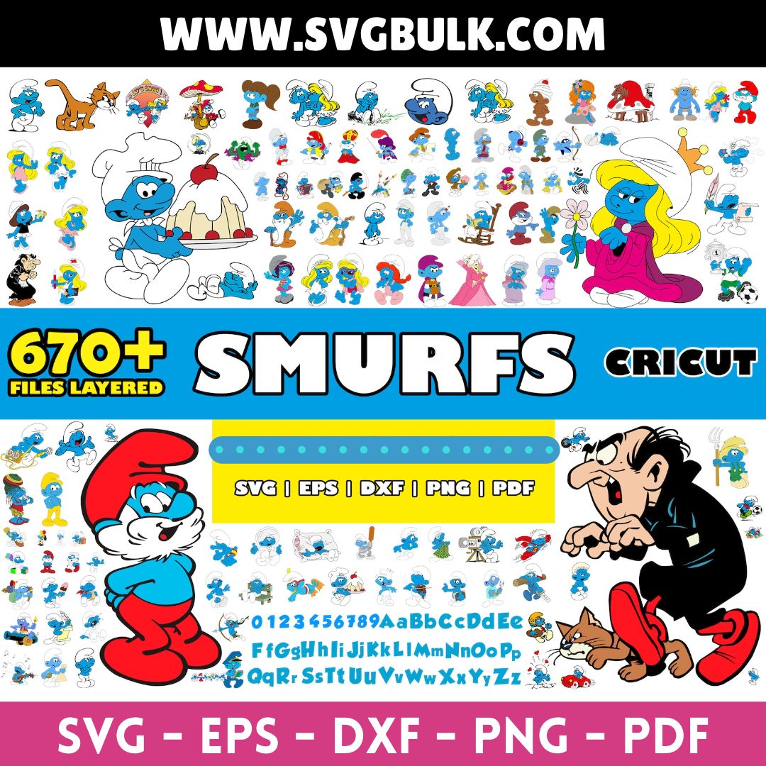 Smurfs svg Bundle, Smurfs Clipart, Smurfs svg, Smurfs Layere - Inspire ... Smurfs svg Bundle, Smurfs Clipart, Smurfs svg, Smurfs Layere - Inspire ...