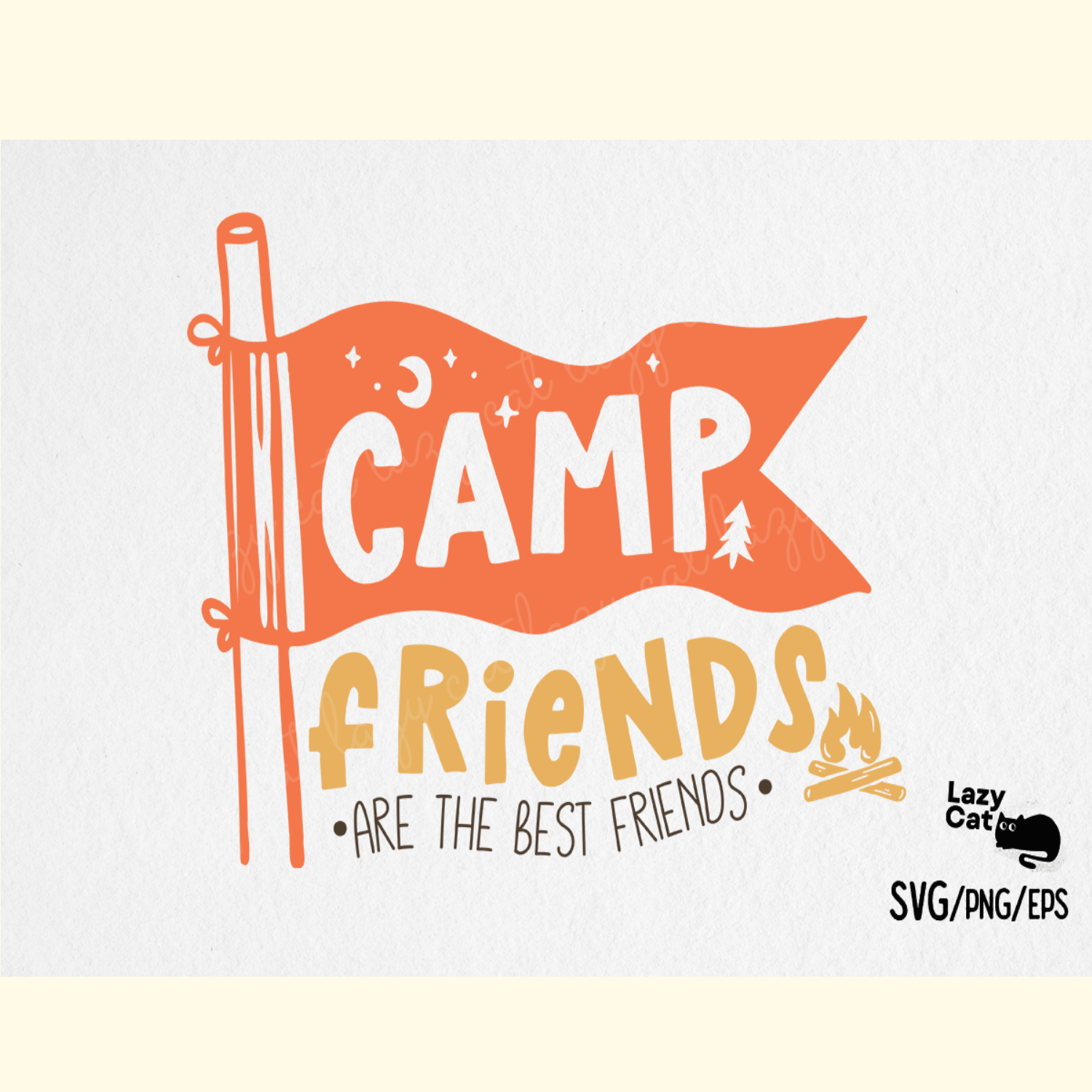Camp Friends Camping SVG Design - Inspire Uplift