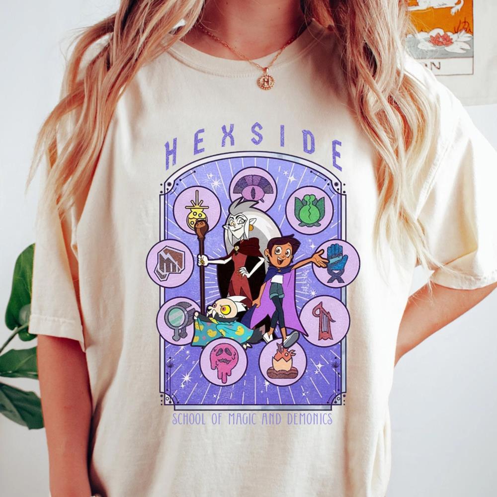 Vintage Welcome to Hexside School of Magic and Demonics Shir | Inspire ...
